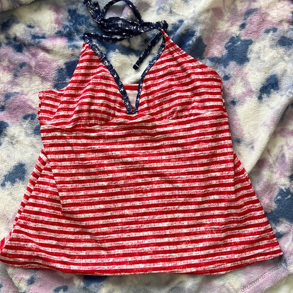 Swim | Mossimo American Flag Tankini Swim Top | Poshmark